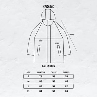 size chart authentic – Epidemic Streetwear